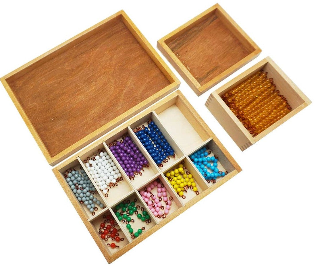 MONTESSOI MULTIPLICATION BEAD BARS – TOYWOOD
