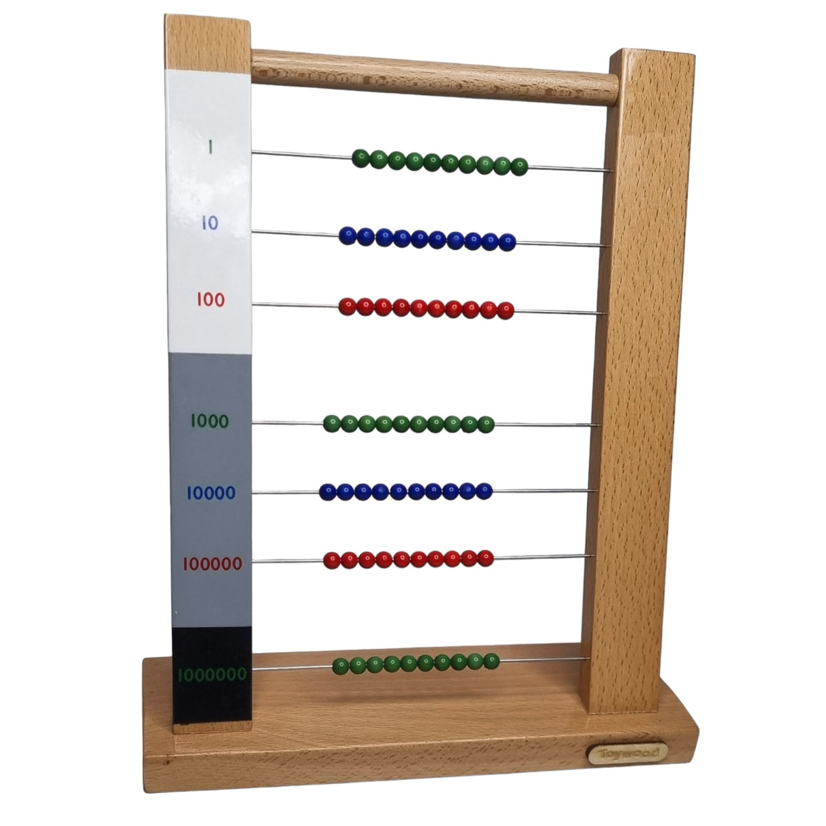 MONTESSORI 7 ROW BEAD FRAME ABACUS – TOYWOOD