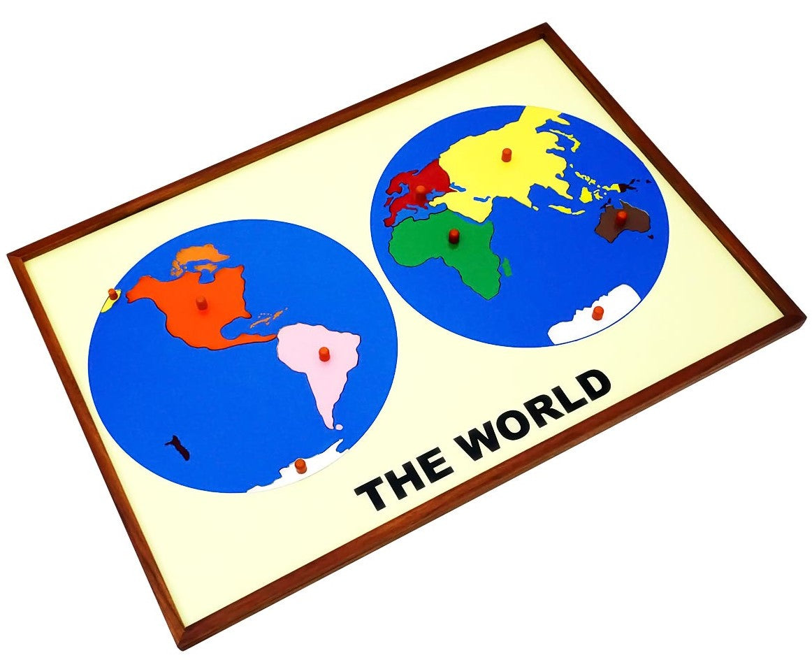 MONTESSORI WORLD MAP – TOYWOOD
