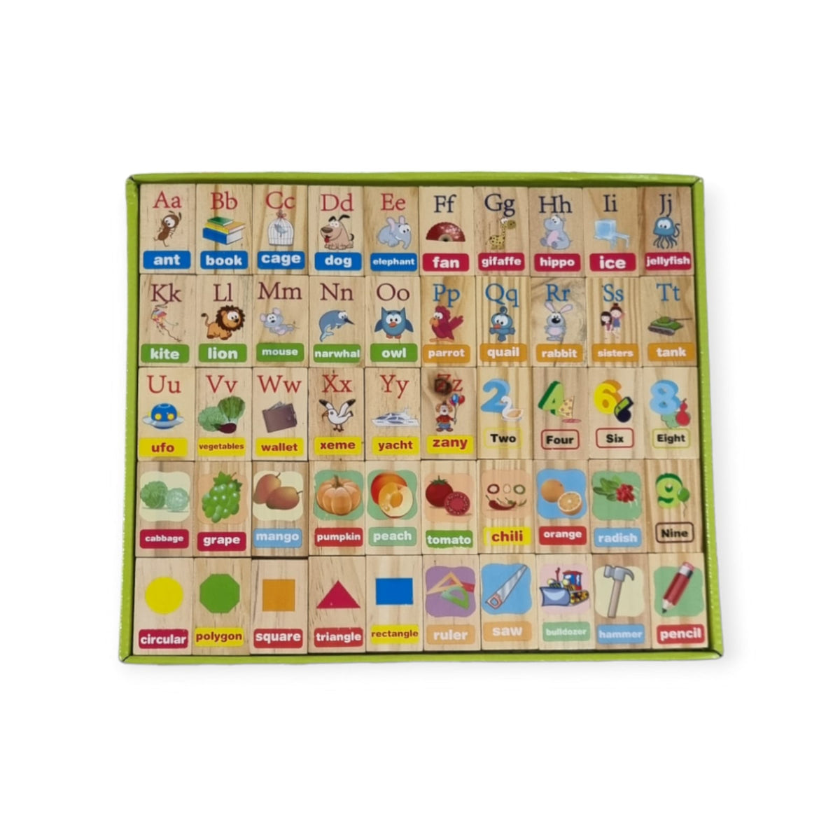 Wooden Flash Card domino – TOYWOOD