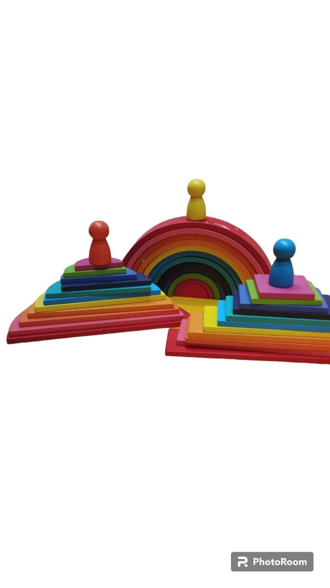 RAINBOW BUILDING BLOCK – TOYWOOD