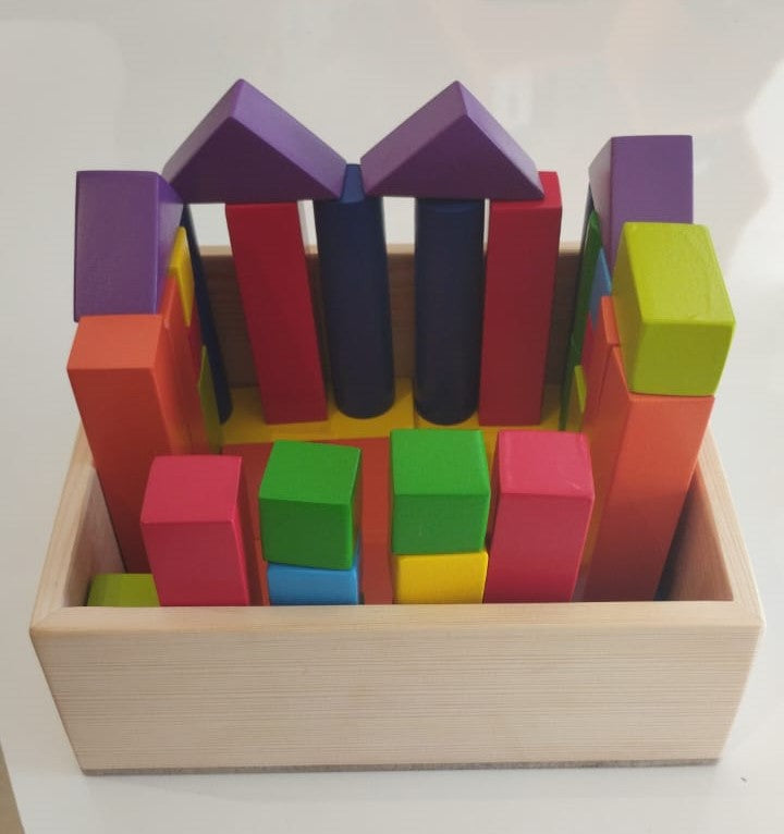 BUILDING BLOCK PUZZLE/CASTEL MAKING – TOYWOOD